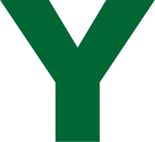 Letter - “Y” Capital Laser Cut Appliques