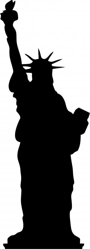 Statue of Liberty Laser Cut Silhouette
