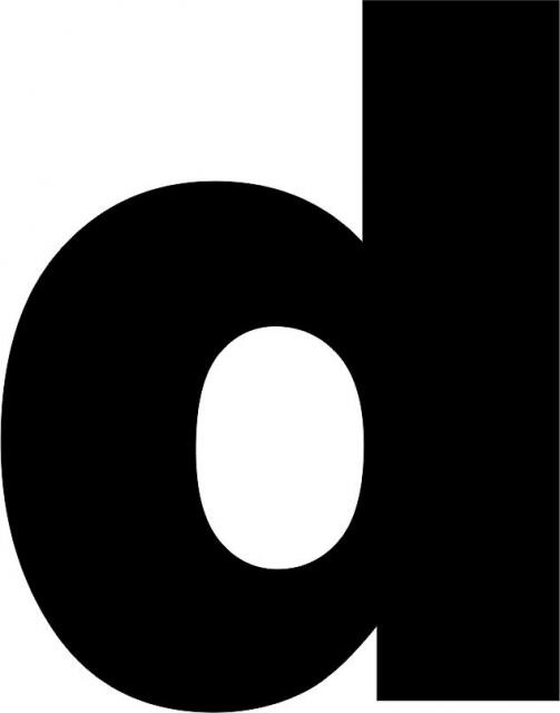 Letter - "d" Lowercase Laser Cut Appliques