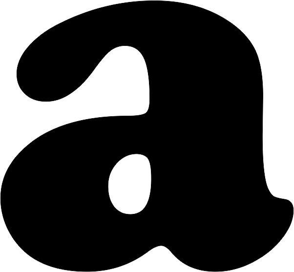 Letter - "a" Lowercase Laser Cut Appliques